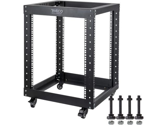 Click here for 12U Server Rack Open Frame with Casters-RIVECO 4 P... prices
