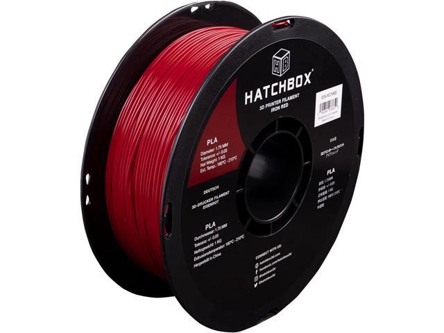 Click here for HATCHBOX 1.75mm Iron Red PLA 3D Printer Filament... prices