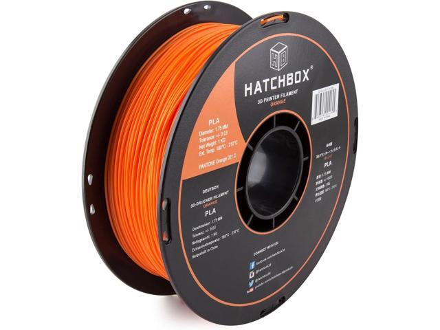 Click here for HATCHBOX 1.75mm Orange PLA 3D Printer Filament  1... prices