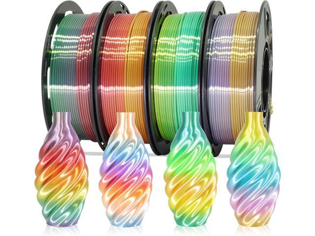 Click here for MIKA3D 1.75mm Silk Shiny 4 Types Rainbow Multi Col... prices