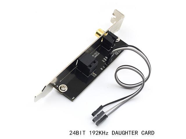 Click here for 24Bit 192KHz Daughter Card SPDIF Optical Fiber Coa... prices