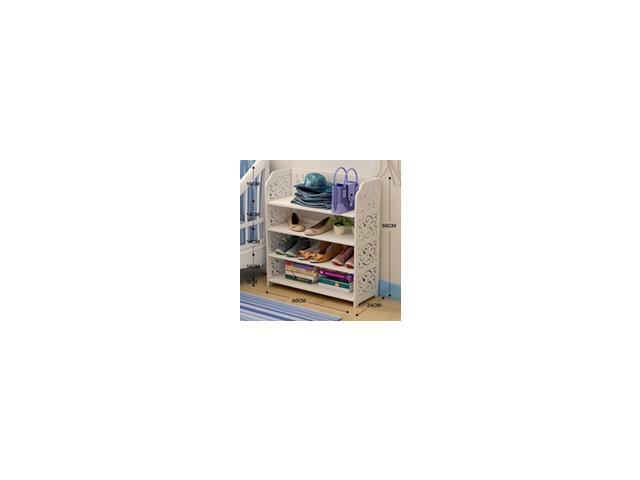 Click here for 4 Tier 12 Pairs Storage Organizer Standing Shoe Ra... prices