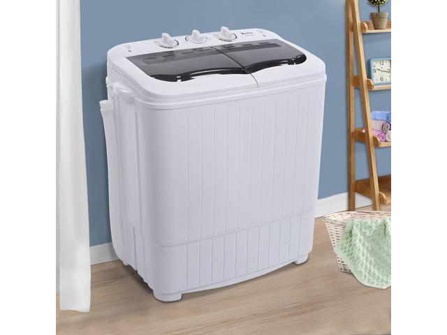 Click here for 14.3lbs Portable Mini Washing Machine Twin Tub Com... prices