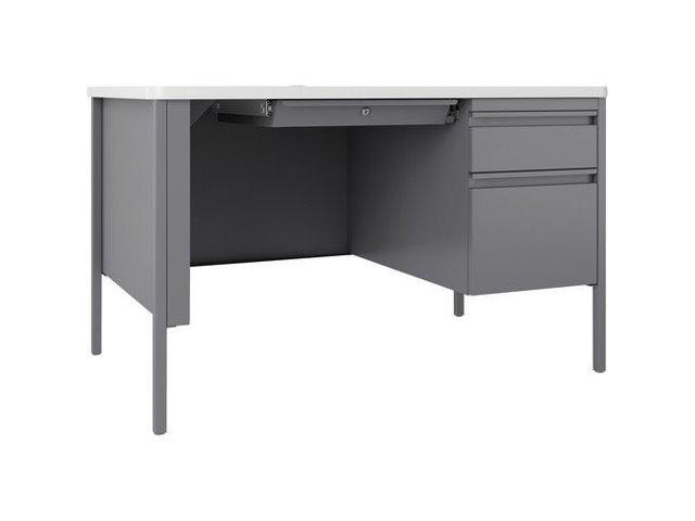 Click here for Lorell Desk  Right-Pedestal  48x30x29-1/2  White/P... prices