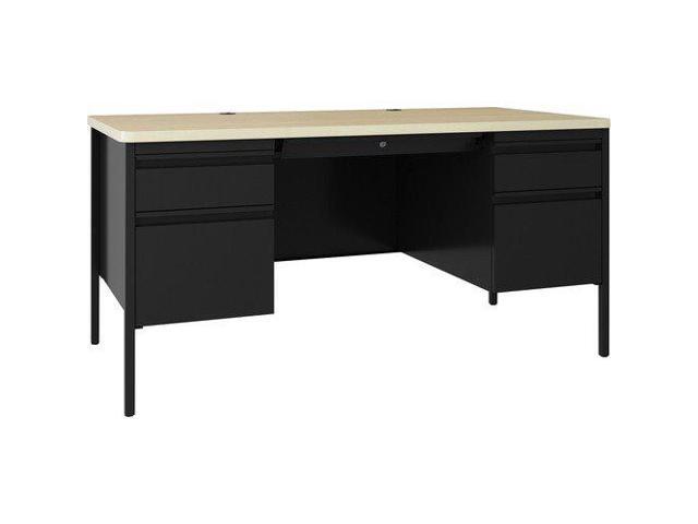Click here for Lorell Desk  Double-Pedestal  60x30x29-1/2  Maple/... prices