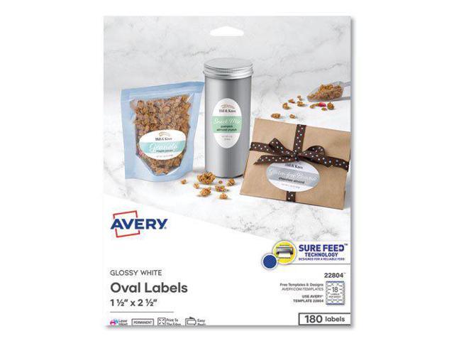Click here for Avery Oval Easy Peel Labels  1-1/2 x 2-1/2  Glossy... prices