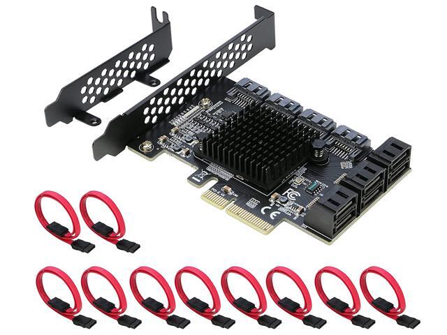 Click here for PCIe x4 SATA Card  10 Port SATA 6Gbps Controller E... prices