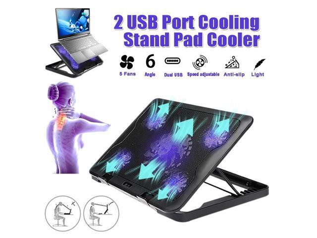 Click here for Laptop Cooler 2 USB Ports And 5 Cooling Fans LED U... prices