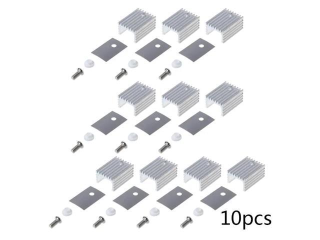 Click here for 10Set TO-220 Cooling Radiator Aluminum Sheet Heats... prices