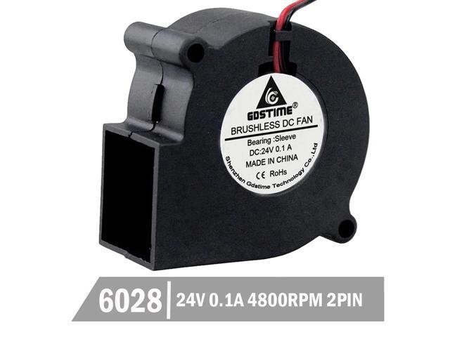 Click here for 2Pcs DC 24V 2 Pin 60x28mm Cooling Cooler 6028 Ball... prices