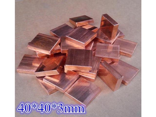 Click here for 40*40*1mm/3mm/5mm Computer PC laptop red Copper he... prices
