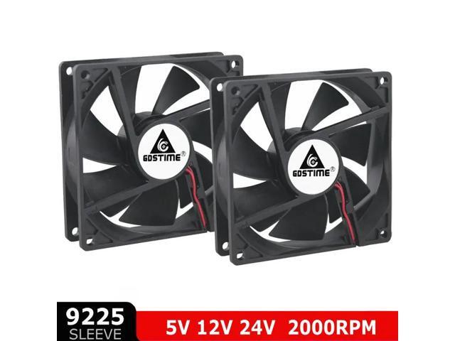 Click here for 2Pcs 92mm Computer Fan DC 5V 12V 24V 2 Pin 92x92x2... prices