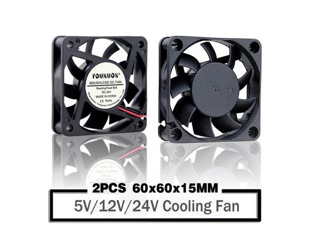 Click here for 2 Pieces 60mm 6015 5V 12V 24V Brushless USB 2PIN 3... prices