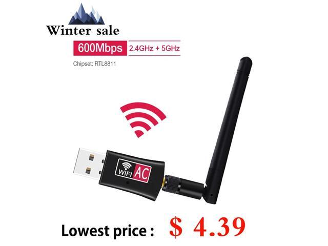 Click here for 600Mbps USB wireless wifi Adapter 2.4GHz 5GHz WiFi... prices
