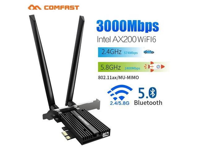 Click here for band 3000Mbps Wifi 6 AX200 PRO PCI-E 1X Wireless A... prices