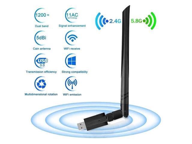 Click here for 3.0 USB WiFi Adapter Receiver 1200 Mbps Dual-band... prices