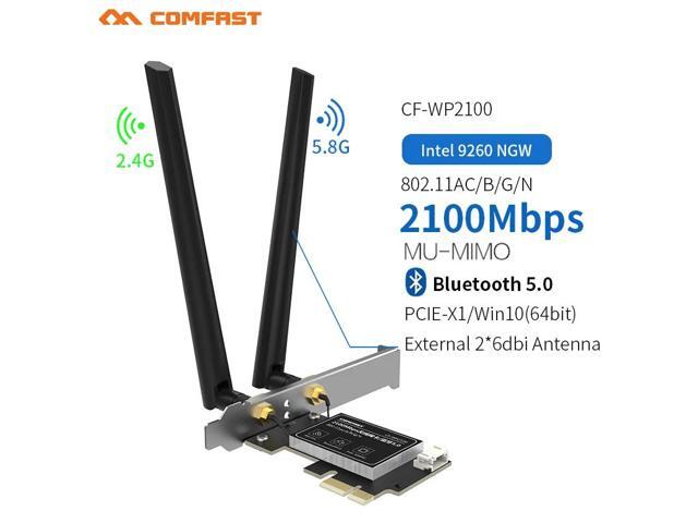Click here for Wireless Dual Band 2100Mbps 9260 A PCIE Bluetooth... prices