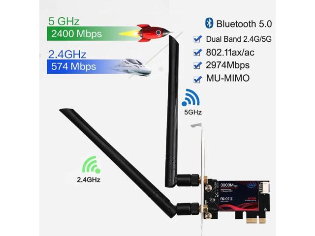 Click here for Band 2.4G/5G 3000Mbps Wireless Network Card PCIE W... prices