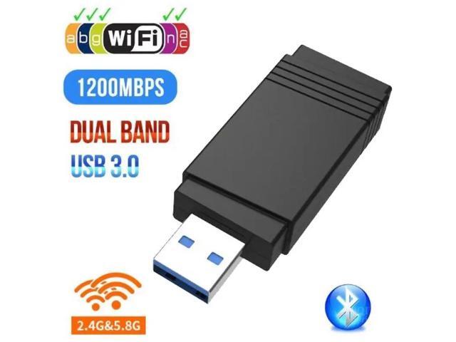 Click here for Wireless USB Wifi Adapter 1200Mbps 2.4G 5G PC Blue... prices