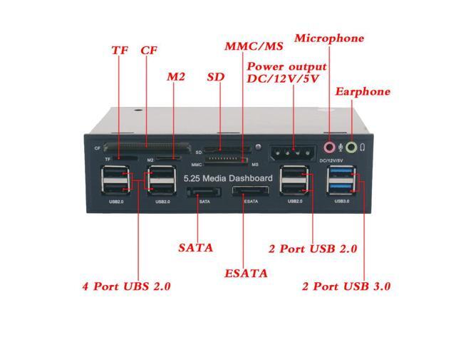 Click here for 5.25inch PC ESATA Hub Internal Optical Drive Audio... prices