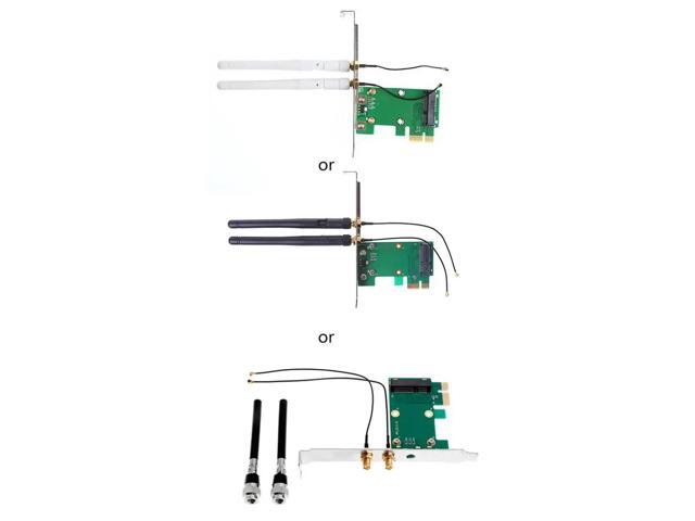 Click here for Wifi Network Card Mini PCI-E To PCI-E 1X Desktop A... prices