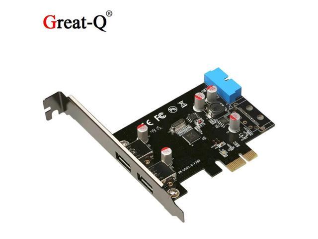 Click here for Speed Dual USB 3.0 19pin To PCI-E PCI Express Card... prices