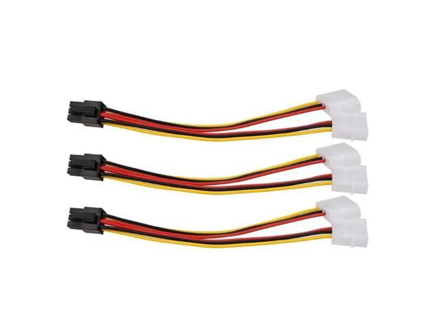 Click here for 3Pcs 4pin to 6pin Power Line ide to PCI Express Vi... prices
