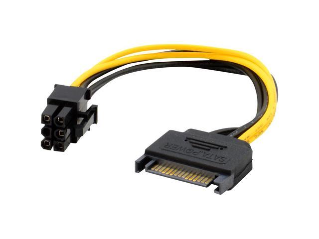 Click here for 15pin SATA Power to 6pin PCIe PCI-e PCI Express Ad... prices