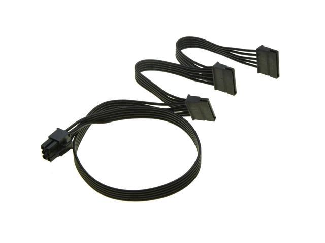 Click here for 6Pin Male 1 to 3 SATA 15Pin Female Power Supply Ca... prices