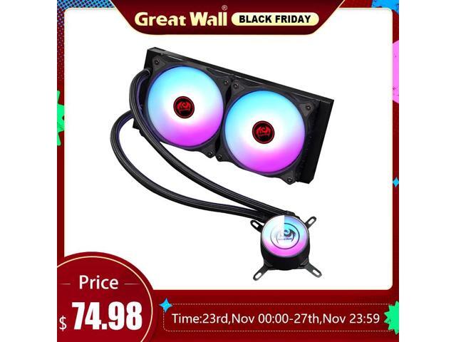 Click here for CPU Water Cooler RGB PC Aura Sync 12cm Fan Radiato... prices