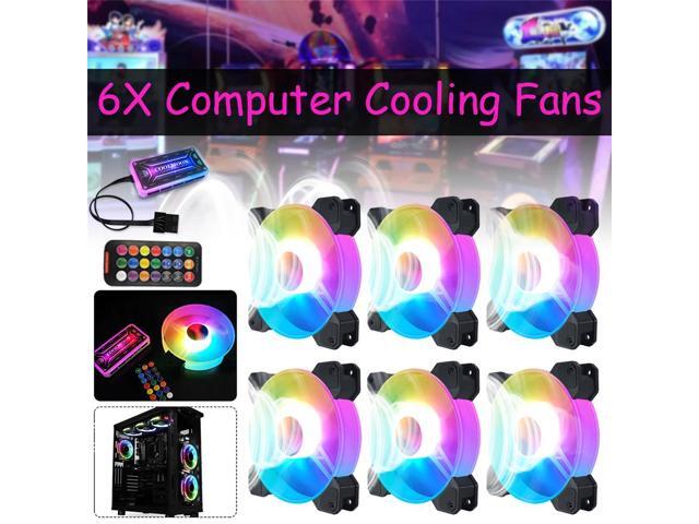 Click here for 6pcs RGB Adjust LED Fan Cooler 120mm Cooling Fan P... prices