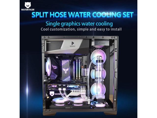 Click here for custom desktop computer split CPU water cooling ho... prices