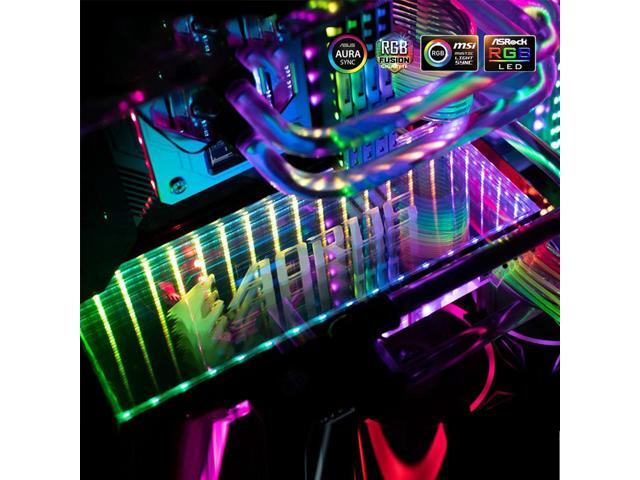 Click here for RGB Panel 3D Lighting PC Case Transperant Stereo D... prices