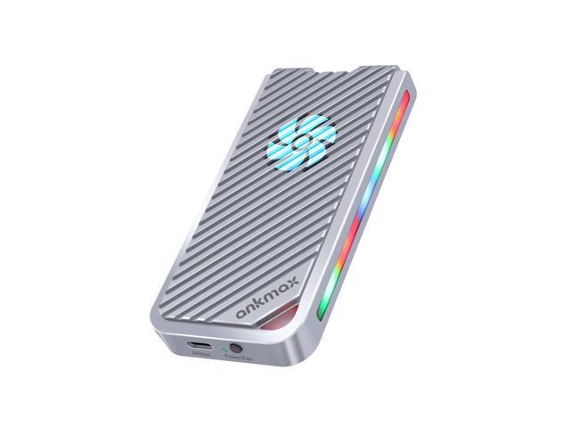 Click here for ANKMAX USB4 SSD Enclosure with Fan and RGB Light f... prices