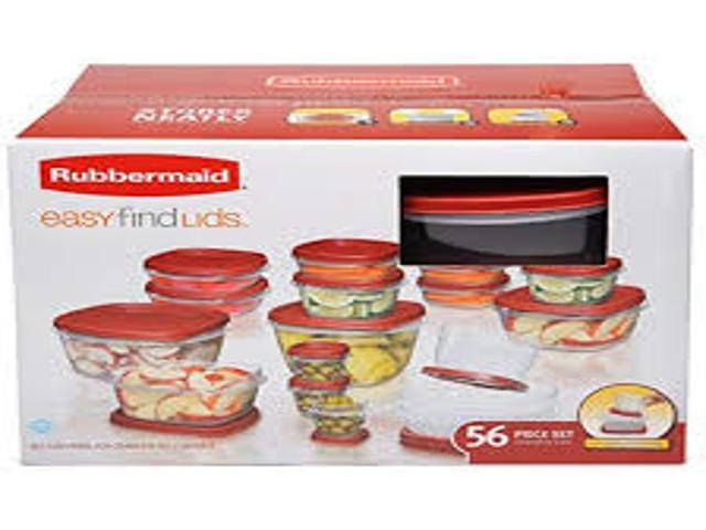 Click here for Rubbermaid 56-Pc. Easy Find Lids Food Container Se... prices