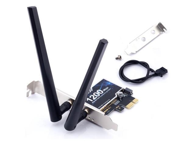 Click here for DERAPID PCE-AC1200 PCIe WiFi Card for Desktop Wifi... prices