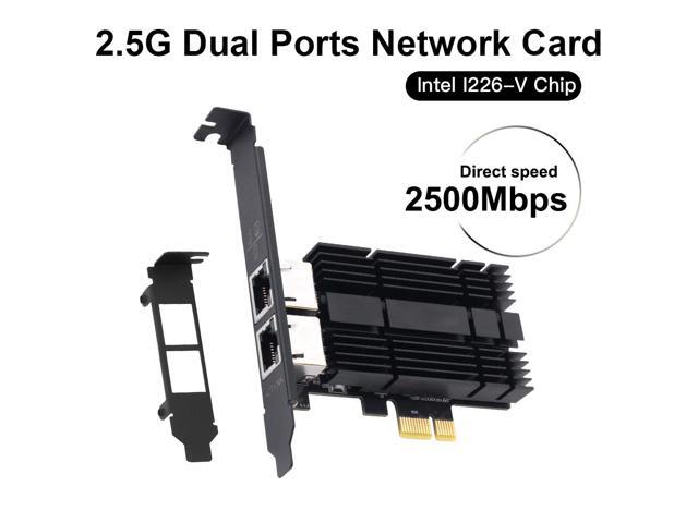 Click here for DERAPID 2.5Gbps PCIe Network Card Dual RJ45 Port A... prices
