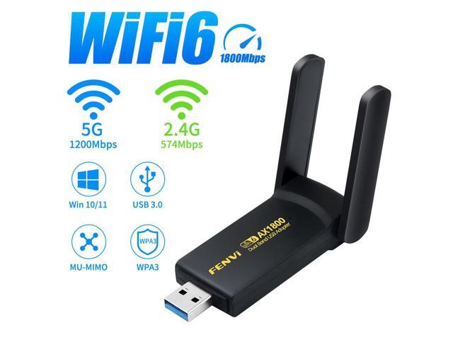 Click here for DERAPID AX1800 WiFi 6 USB Adapter for Desktop PC W... prices