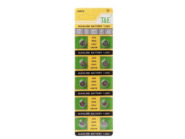 Click here for 10PCS Cell Coin Alkaline Battery AG3 1.55V Button... prices