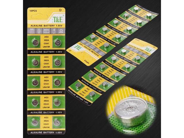 Click here for 10PCS Cell Coin Alkaline Battery AG3 1.55V Button... prices