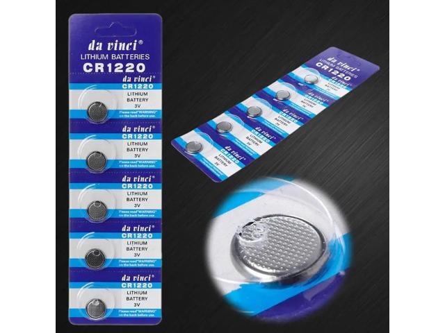 Click here for 5PCS Button Battery CR1220 Lithium Coin Cell Batte... prices