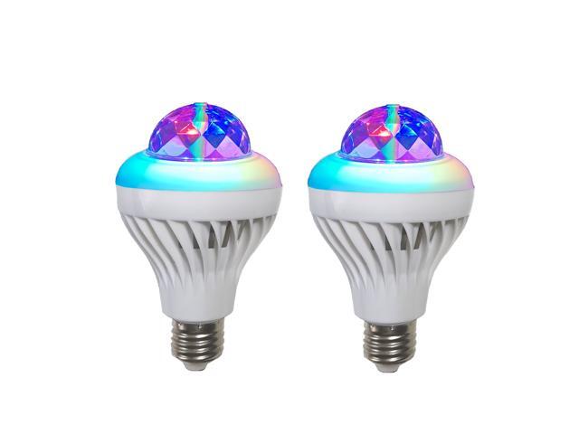 Click here for QLEE 2X Led Rotating Disco Bulb Motorized Spinning... prices