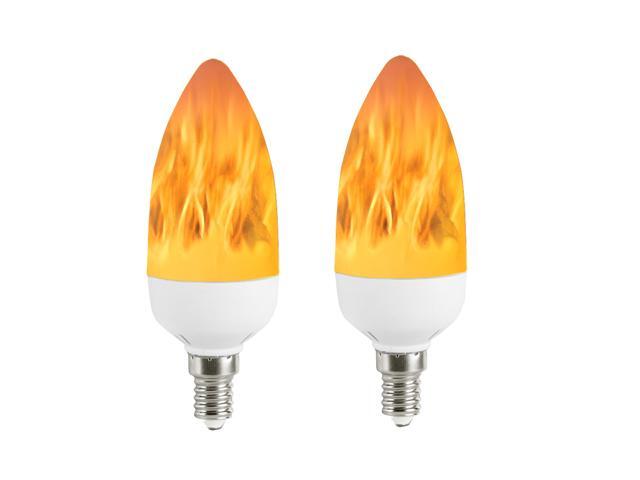 Click here for 2x LED Flame Bulb E12 Candelabra BASE 3 Watt Warm... prices