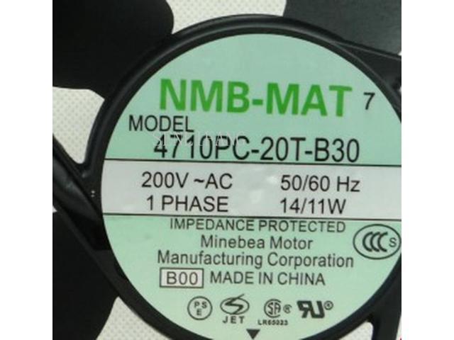 Click here for for 4710PC-20T-B30 200V 14/11W NMB 4710PS-22T-B20... prices