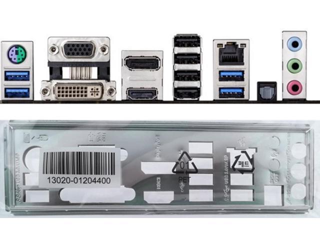 Click here for I/O shield back plate of motherboard for H97I-PLUS... prices