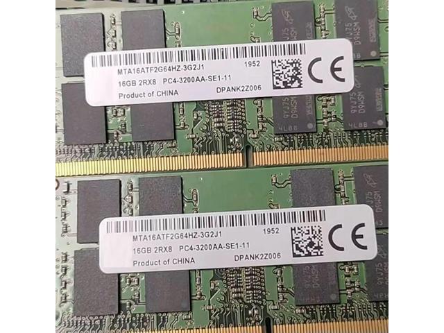 Click here for FOR 1 Pcs For RAM MTA16ATF2G64HZ-3G2J1 16G 16GB 2R... prices