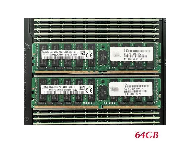 Click here for FOR 1 Pcs For 64G 4DRX4 PC4-2400T-LD1 DDR4 2400 EC... prices