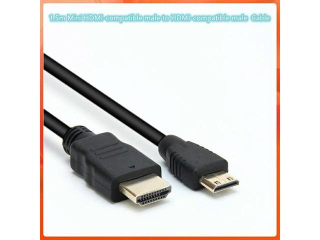 Click here for FOR 10PCS/LOT 1.5m Mini HDMI-compatible male to HD... prices