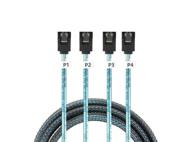 Click here for FOR Hard Drive Cable MINISAS 4-to-4 SATA 6G Data C... prices