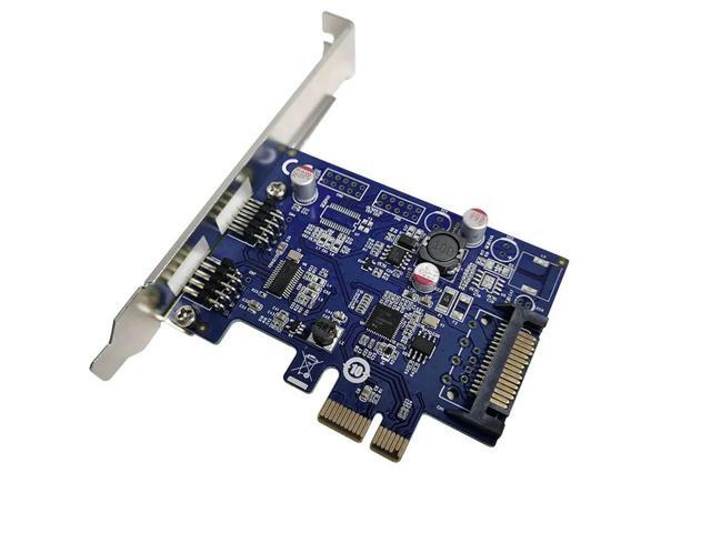 Click here for FOR PCIe 2 ports usb External 2 port 9pin 9-pin US... prices
